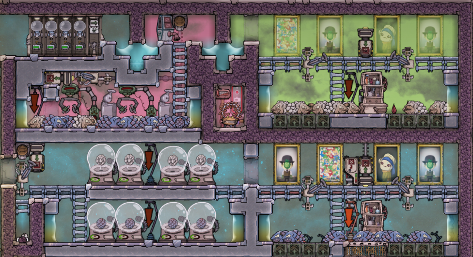 What are the trending Glossy Drecko farms in 2023? : r/Oxygennotincluded